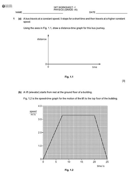 Motion 1 Igcse Pdf