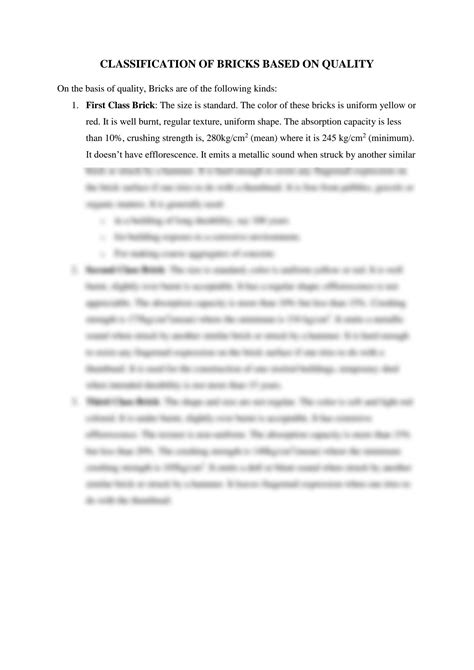 Solution Classification Of Bricks Based On Quality Studypool