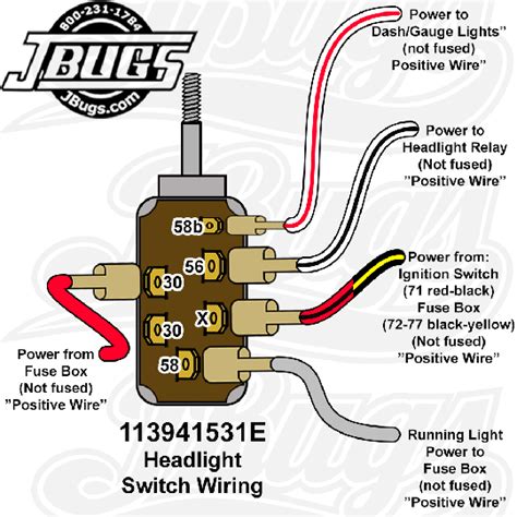 Headlight Switch Wiring Headlight Switch Wiring Help For 97 Tj Jeep
