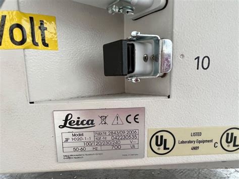 Leica Tp1020 Automatic Benchtop Tissue Processor 6500 Each Health