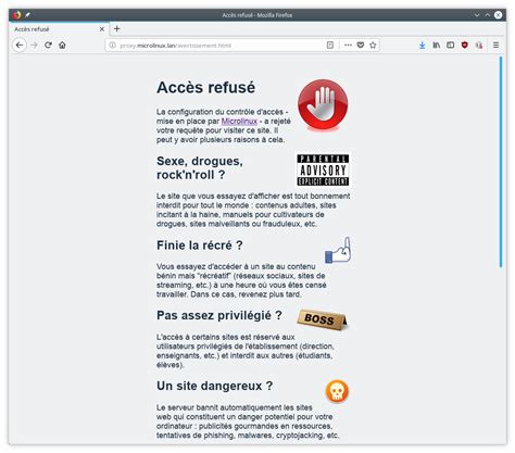 Filtrer Le Web Avec Squidguard Sous Centos 7 Le Blog Technique De Microlinux