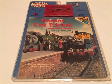New Thomas Gets Tricked Book And Cassette Tape Set Thomas The Tank Engine Vtg 1907497395