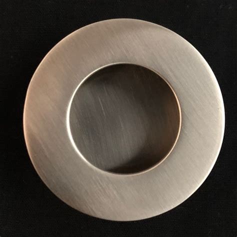 Solid Brass Rectangular Flush Pull Etsy