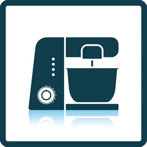 Kitchen Food Processor Icon Royalty Free Vector Image