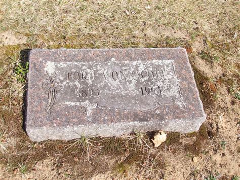 Ford Whitney Wonnacott 1895 1963 Find A Grave Memorial