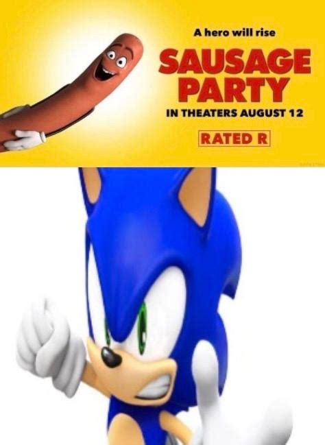 Sonic Hates Sausage Party By Ryanmario2011 On Deviantart
