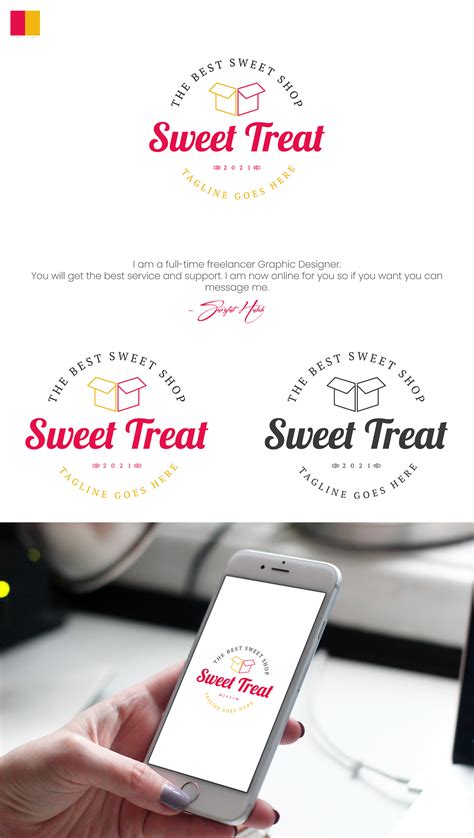 Sweet Treat Logo Design Behance