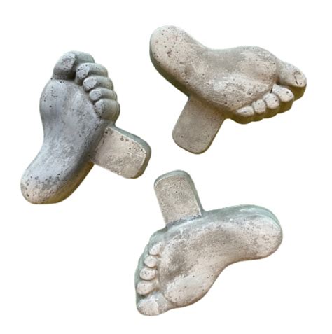 Strawberry Shaped Planter Feet Set Of 3 Or 4 Concrete Pot Holders