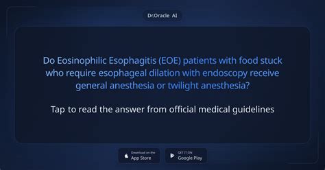 Do Eosinophilic Esophagitis Eoe Patients With Food Stuck Who Require