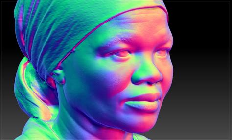 African Female Bust 3d Model 30 Obj Free3d