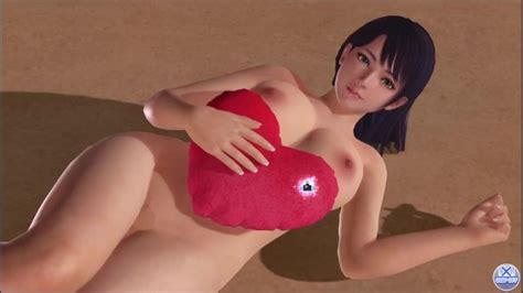 Dead Or Alive Xtreme Venus Vacation Lobelia Valentines Day Heart Cushion Pose Nude Mod
