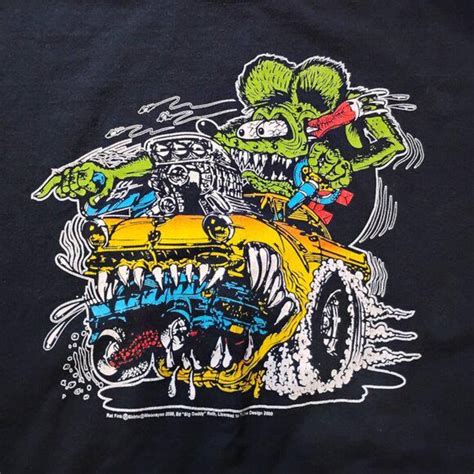 Vintage Y2k Rat Fink Ed Big Daddy Roth T Shirt Etsy