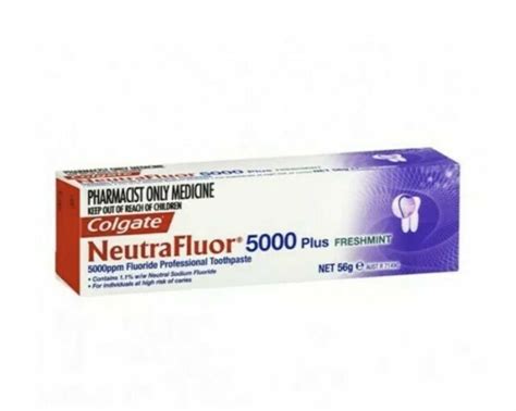 Colgate Neutrafluor 5000 Plus Freshmint Toothpaste 56g For Sale