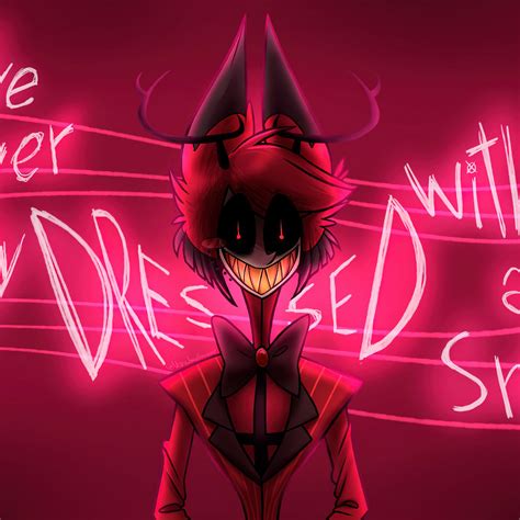 Alastor Wallpaper 4k Hazbin Hotel Red Background 5k