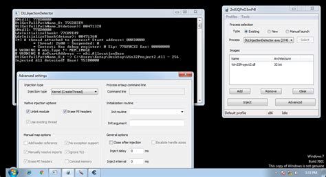 Github Mq1ndllthreadinjectiondetector