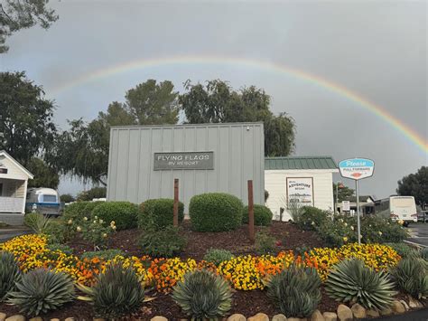 Flying The Pavilion At Our Flying Flags Rv Resort And Campground Is