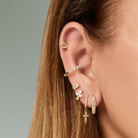 Second Lobe Piercing Second Ear Piercing Galleria Armadoro