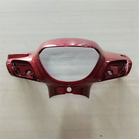 ฝาครอบแฮนด์ด้านหน้า สีแดง สำหรับรุ่น Best110 อะไหล่แท้ Suzuki 56311