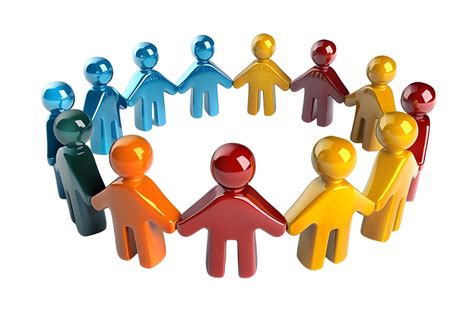 Paquete De Vistoso Humano Cifras En Un Grupo Representando Comunidad Y