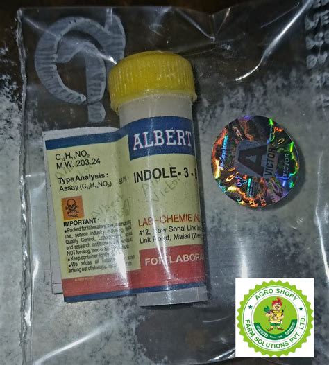 Iba Indole 3 Butyric Acid [ C₁₂h₁₃no₂ ] 1 Gm Agro Shopy