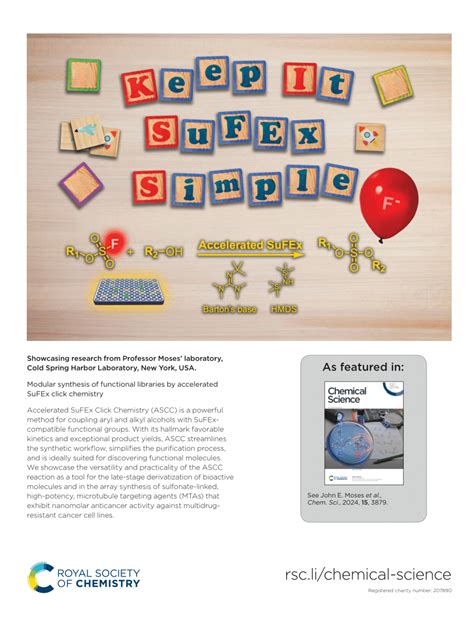 Pdf Modular Synthesis Of Functional Libraries By Accelerated Sufex