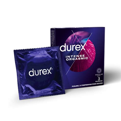 Презервативи Durex (Дюрекс) Intense Orgasmic рельєфні з стимулюючим ...
