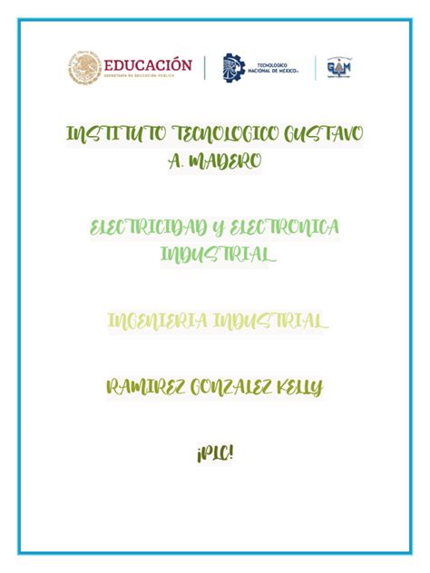 ¡plc Pdf Controlador Lógico Programable Ingeniería