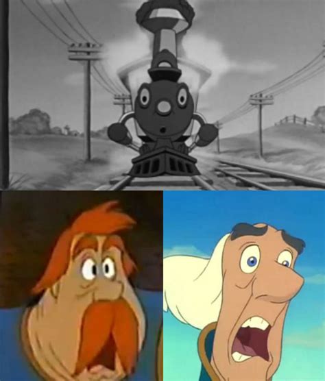 Casey Jr About To Crash Into Rogers And Ector By Jeffersonfan99 On Deviantart