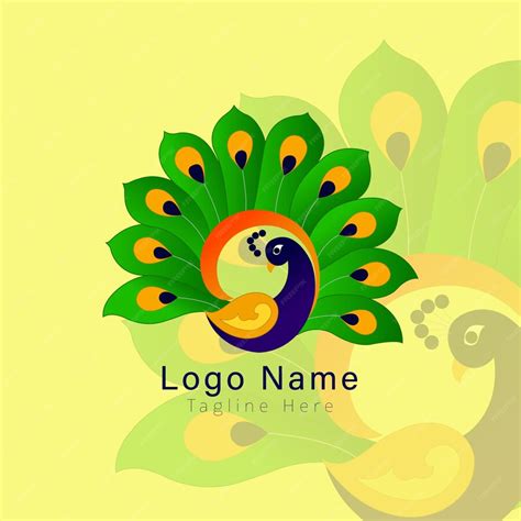 Premium Vector Beautiful Peacock Logo Design Template