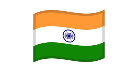 Indian Flag Emoticon India Flag Emoji Icons Logos Symbols Vinq