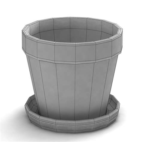 Terracotta Pot Plants 3d 3ds