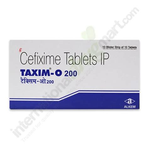 Buy Cefixime 200mg Tablets Online Idm