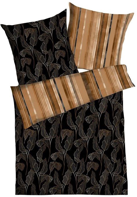 Kaeppel Biber Bettwäsche Thrive Graphit 155x220 Cm 80x80 Cm Ab 3499