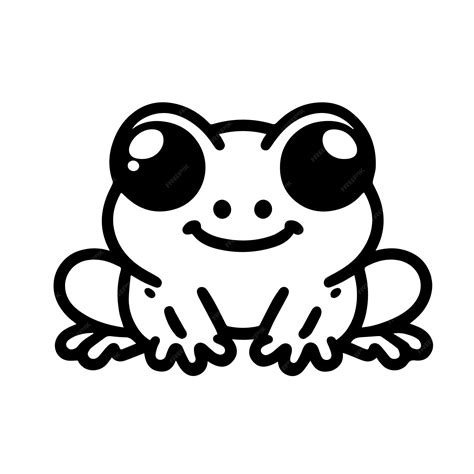 Free Vector Frog Outline Drawing Premium Ai Generated Vector
