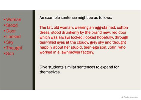 Vss Sentence Opener Examples At Douglas Nunez Blog