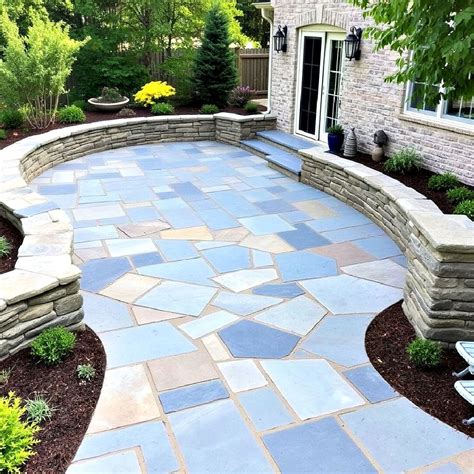 20 Bluestone Patio Ideas For A Natural Stone Aesthetic