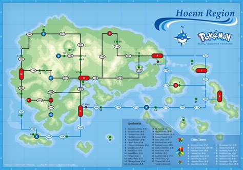 Hoenn Map By Cow41087 On Deviantart
