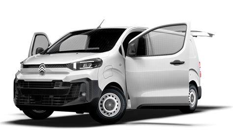 Stellantis Small E Van Hq Interior Tailgate 2024 Model Turbosquid 2366273