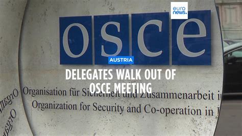 Delegates Walk Out Of Osce Meeting Over Presence Of Russian Lawmakers