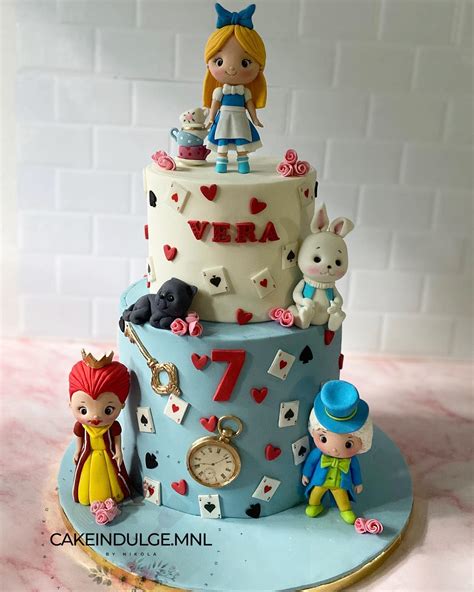 Alice In Wonderland Inspired Cake Cakeindulge Ph