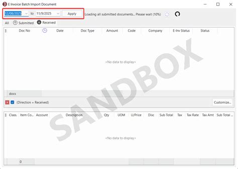 E Invoice Operation Sql Documentation