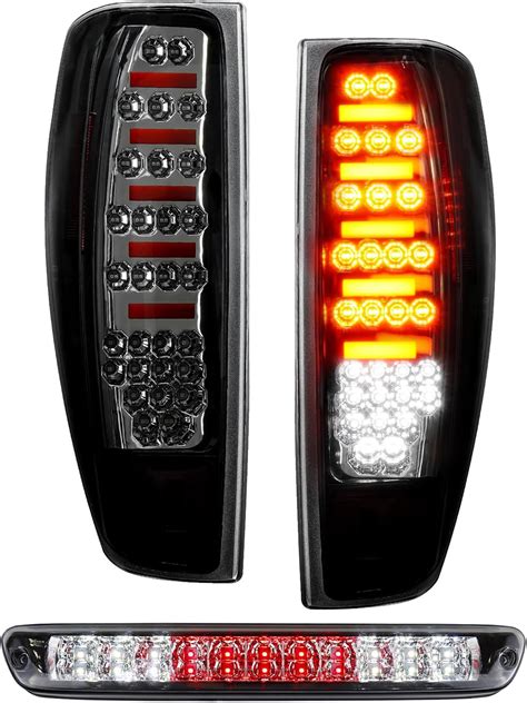 Ilonpa Juego De 3 Luces Traseras Led Par De Luces Traseras Tercera