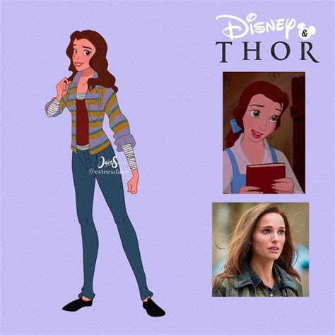 Dave Salamanca R On Instagram Disneyandmarvel • Thor Belle Jane