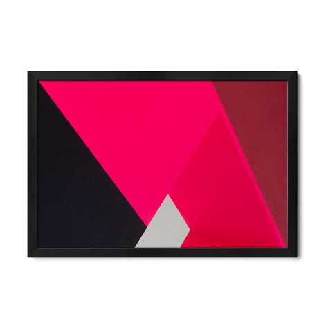 Diagonals Premium Framed Poster By Greetje Van Son Overstock