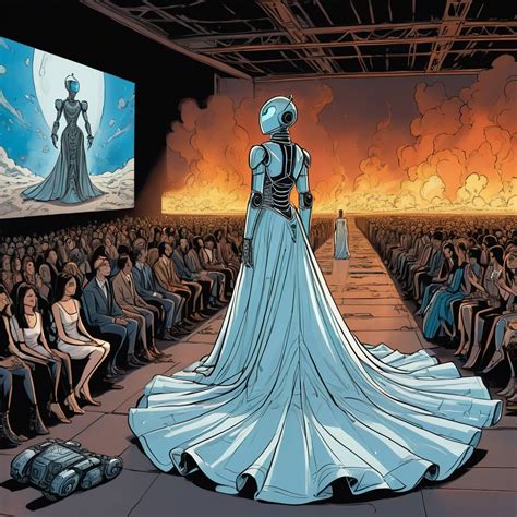 Environmental Devastation Fashion Show Stable Diffusion Online