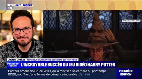 Ça Fait Rêver Les Fans Le Youtubeur Julien Chièze Emballé Par Hogwarts Legacy