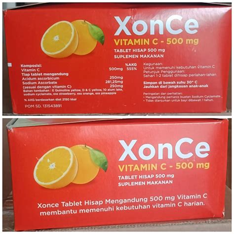 Xonce Vitamin C 100 Tablet Lazada Indonesia