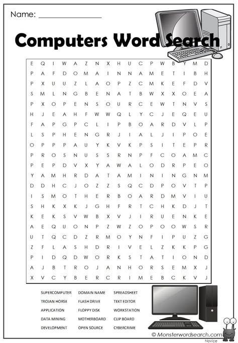 Technology Word Search Artofit