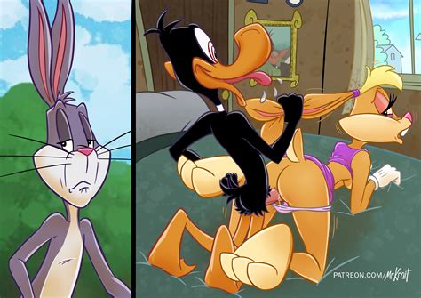 Rule 34 Anthro Anthro On Anthro Bed Breasts Bugs Bunny Cheating