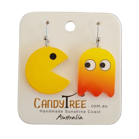 Acrylic Dangle Pacman Orange Candy Tree